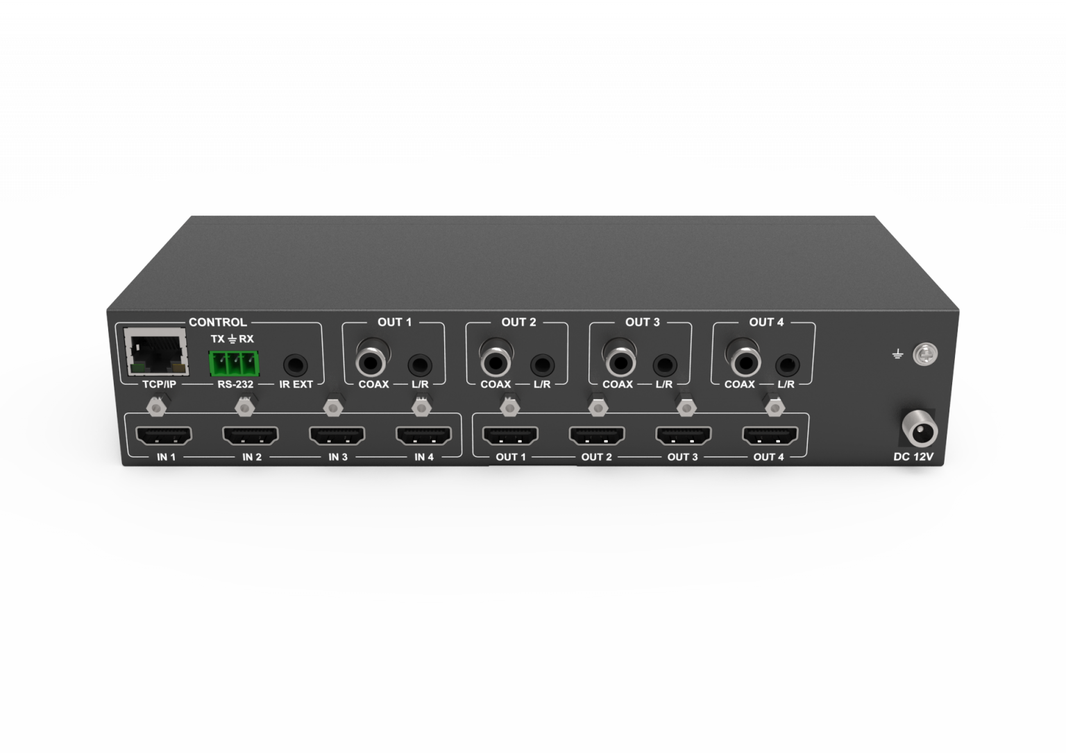 4 x 4 HDMI 2.0 18Gbps Matrix Switcher – Network Devices