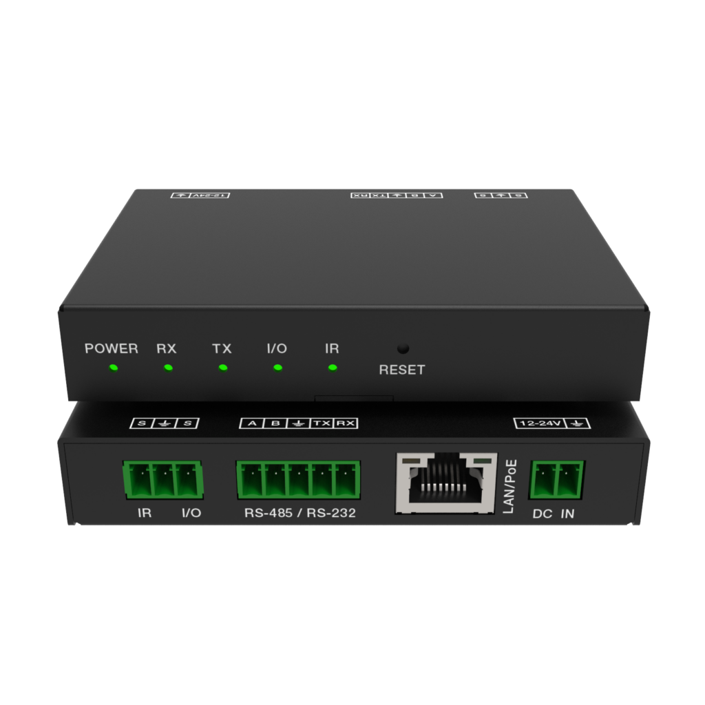 Ethernet to Serial, IR, RS232 Gateway. POE or 12-24v – Network Devices